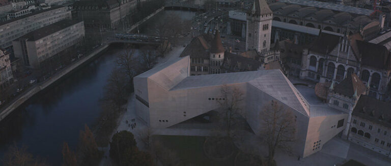 9sekunden films origami extension of swiss national museum in zurich