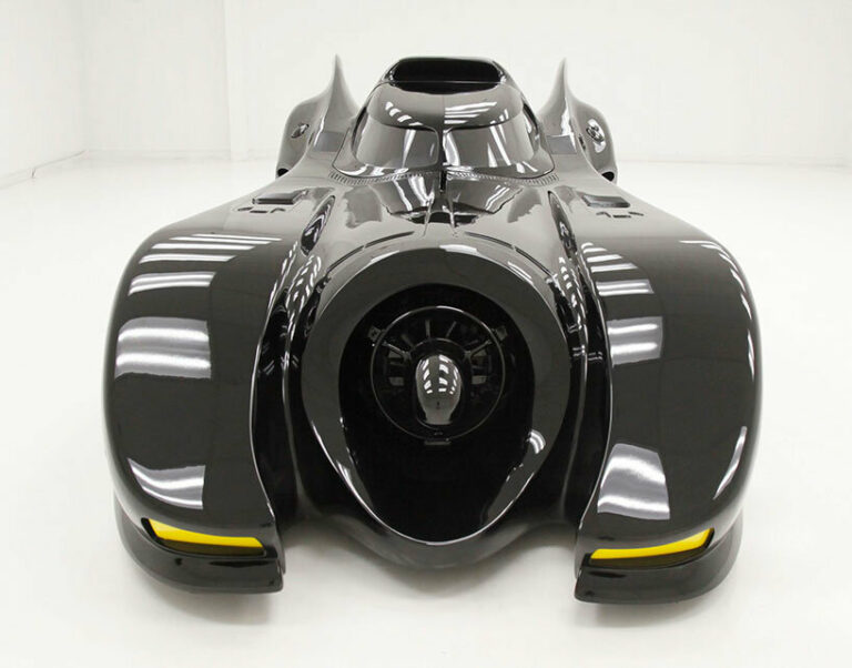 take on the streets with the original batmobile from the 90s batman movie