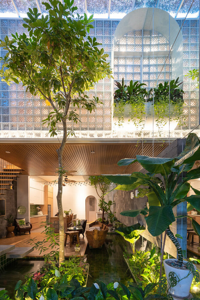 glass-brick 'coco house' in vietnam evokes otherworldly nostalgia