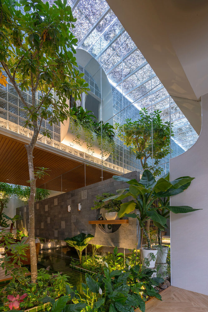 glass-brick 'coco house' in vietnam evokes otherworldly nostalgia