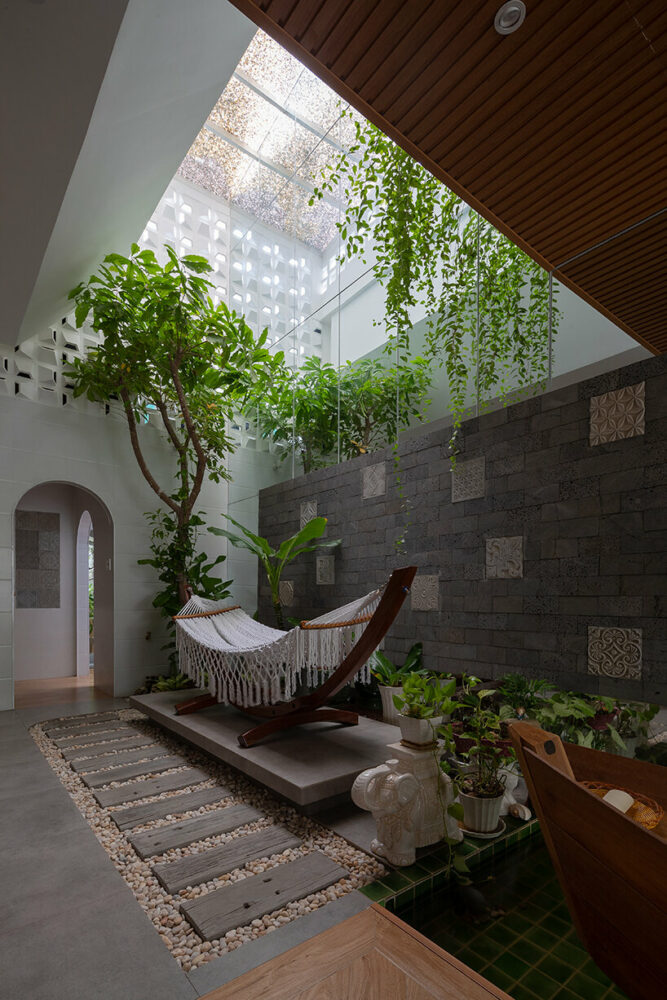 glass-brick 'coco house' in vietnam evokes otherworldly nostalgia