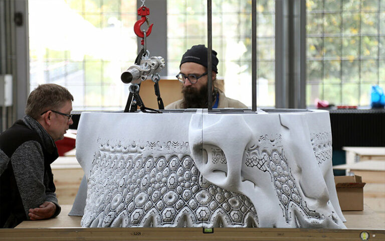 michael hansmeyer's 'digital grotesque III' fabricates 3D-printed ...