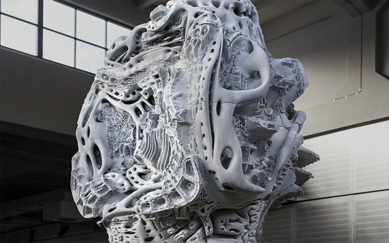 michael hansmeyer's 'digital grotesque III' fabricates 3D-printed ...