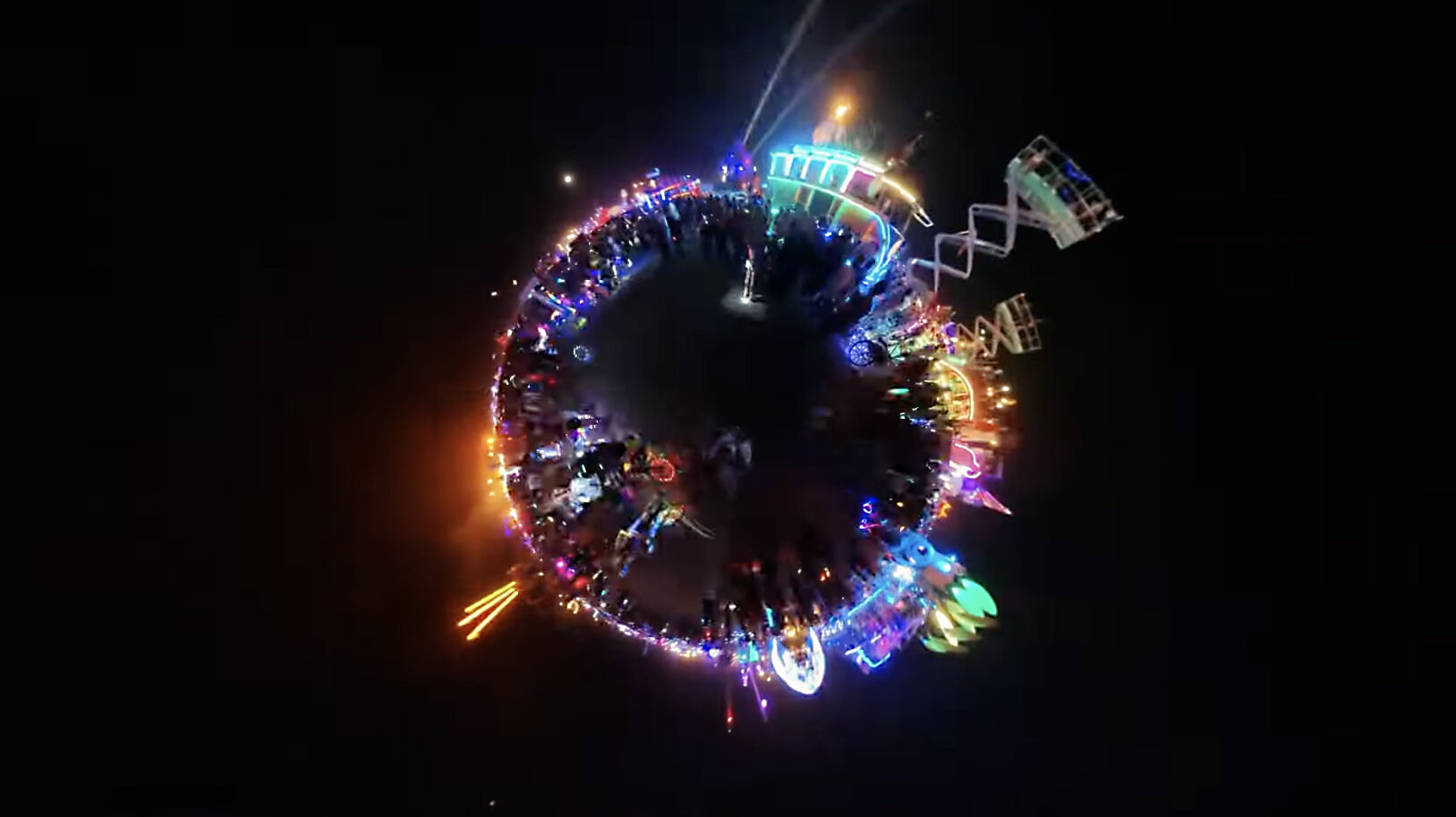 watch this psychedelic, aerial hyper-lapse of burning man 2022