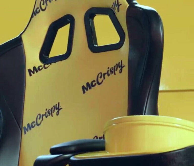 mcdonald's makes oil-free 'mccrispy gaming chair' for the first time