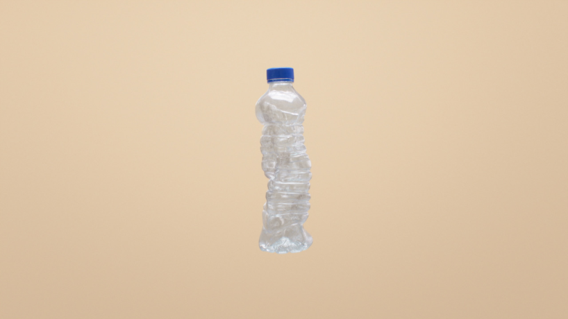 moby digg animates a plastic bottle being recycled into lush fabric