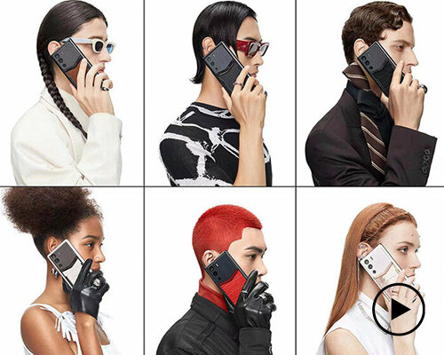 transparent smartphone and USB stick by polytron