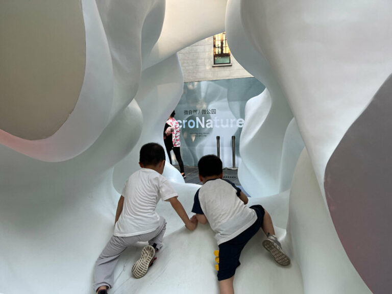 atelier ping jiang | EID arch sculpt a fluid 'micronature' in shanghai