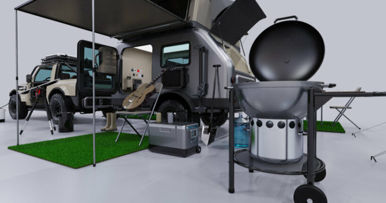 concept off-roader ALPHA CAMP brings campers’ entire home outdoors