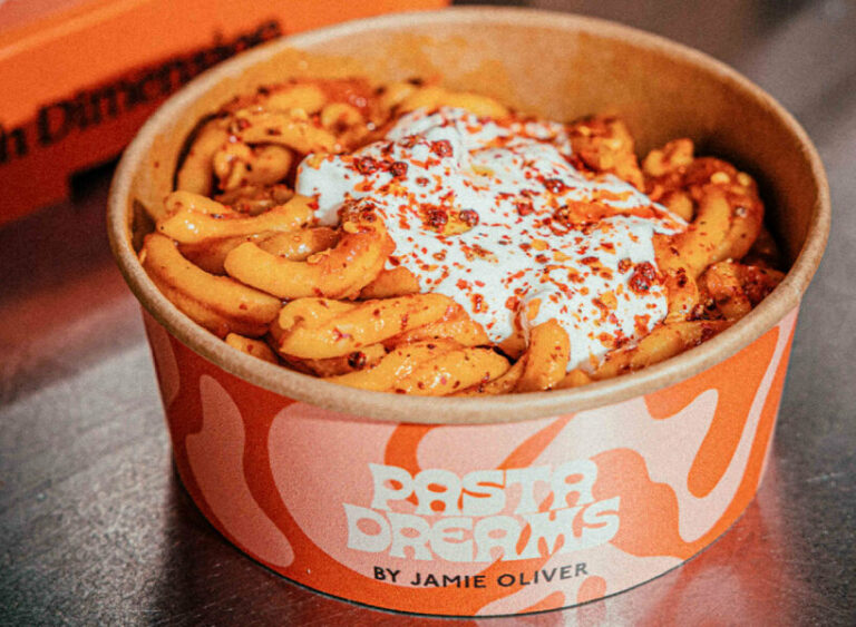 pasta dreams by jamie oliver looks trippy and spacy in a 1970s retro way