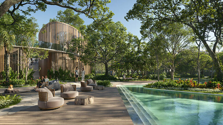 pininfarina architecture designs 'aldea uh may' community in tulum