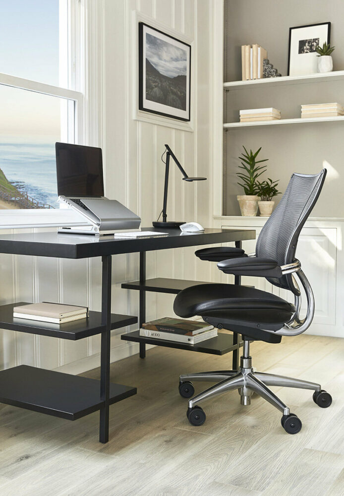 todd bracher designs humanscale path office chair to fit like 3-piece suit