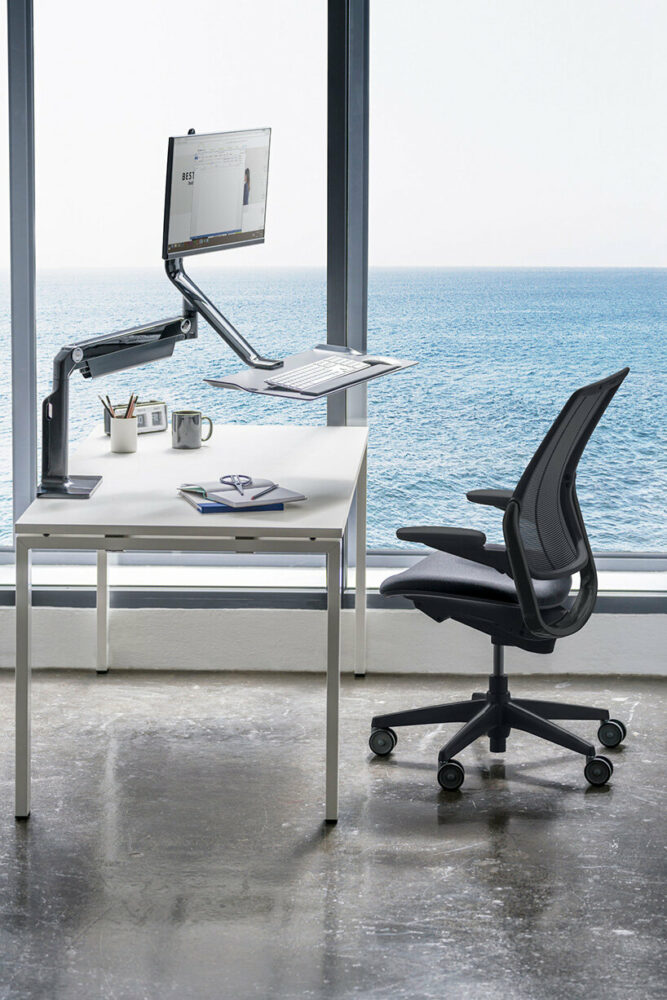 todd bracher designs humanscale path office chair to fit like 3-piece suit