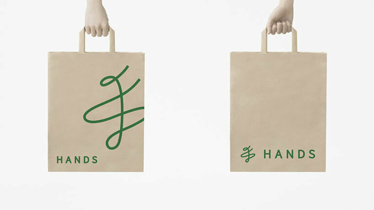 nendo designs minimalist new identity for japanese brand HANDS