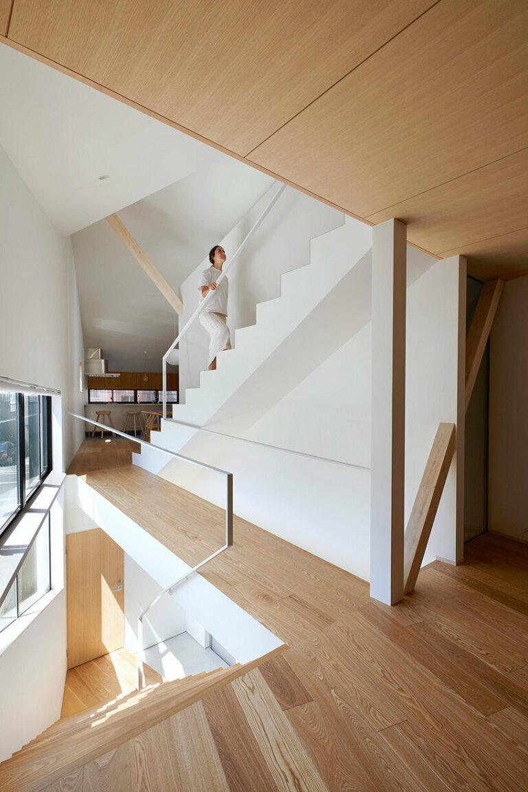 alphaville builds house of stacked tsuboniwa gardens within the urban ...