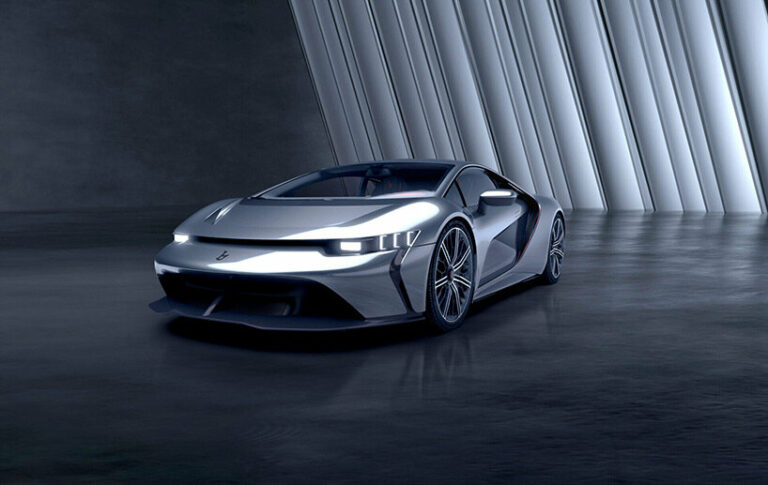 bertone unveils limited edition GB110 hypercar that runs on plastic waste