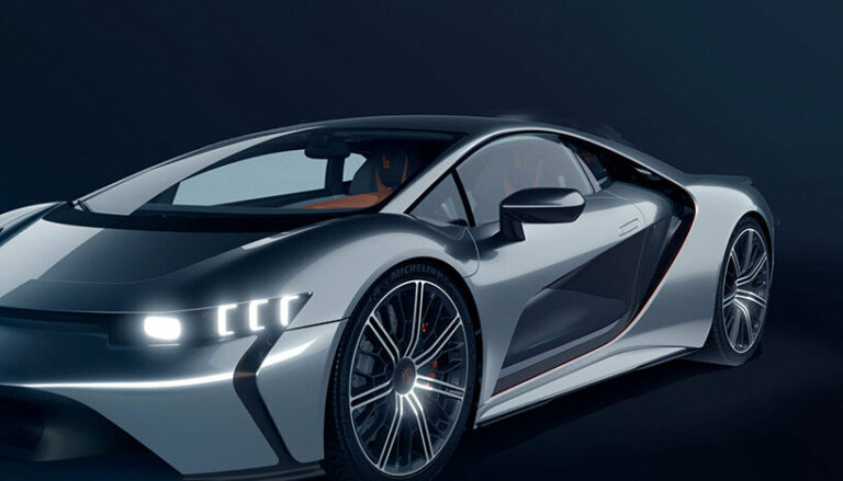 bertone unveils limited edition GB110 hypercar that runs on plastic waste