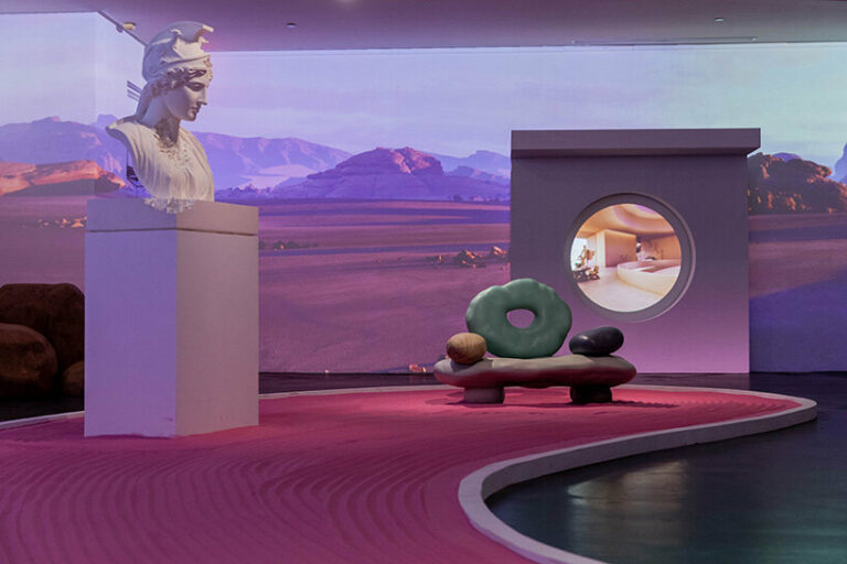 daniel arsham translates metaverse 'ares house' into miami installation