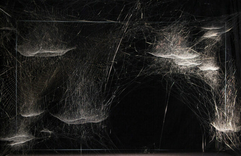 tomás saraceno exhibits oceans of air at MONA in tasmania