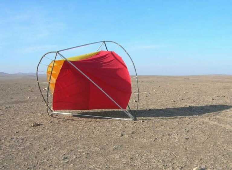 omnidirectional, bladeless wind turbine produces electricity as it ...