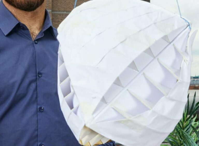 omnidirectional, bladeless wind turbine produces electricity as it ...