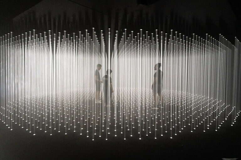 random international's 'living room' is an ethereal maze of light in miami