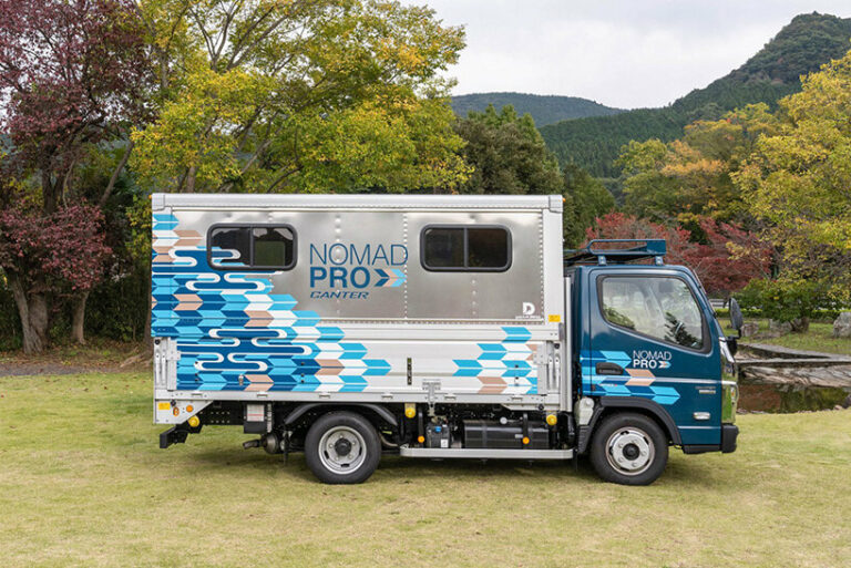 mitsubishi's 'nomadpro canter' truck is the ideal mobile workspace for ...