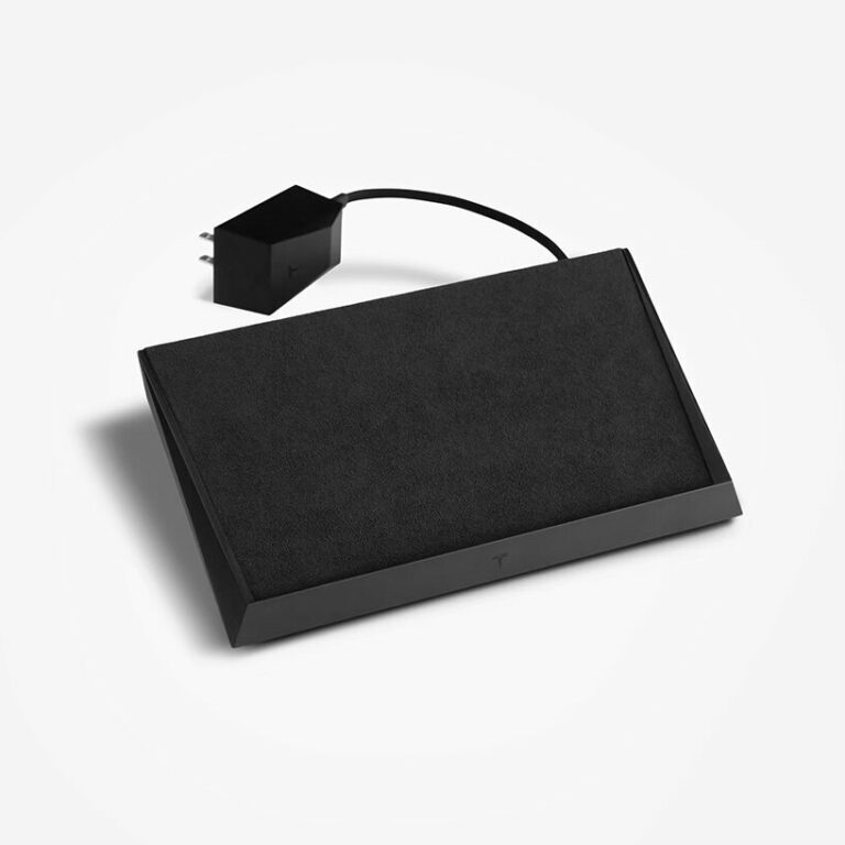 tesla's cybertruck-like wireless charging platform rivals apple's airpower