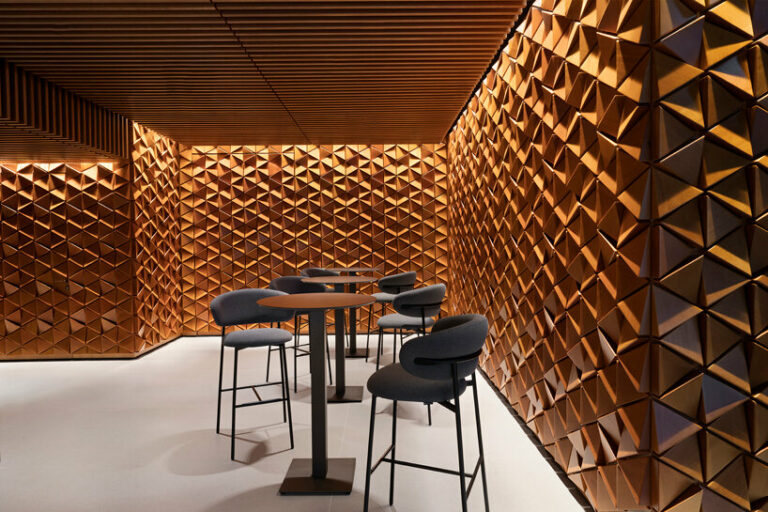 andrea maffei architects clads milan's DAV restaurant interior in ...