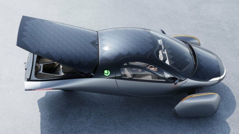 three-wheeled spaceship solar car 'aptera launch' drives for months ...