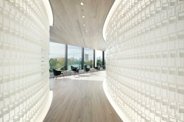 nendo engraves intricate patterns of pokémon cards into new office's ...