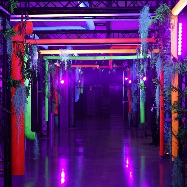 bio-based serum transforms plants into fluorescent artwork