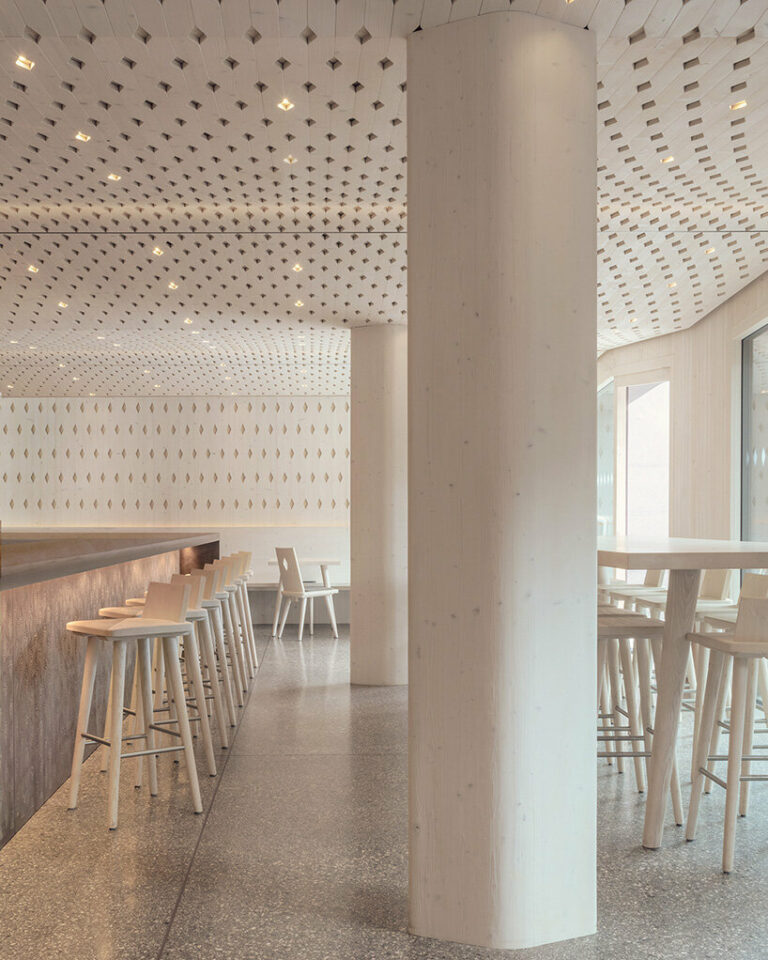 pedevilla architekten designs contemporary tyrolean ATTO suites