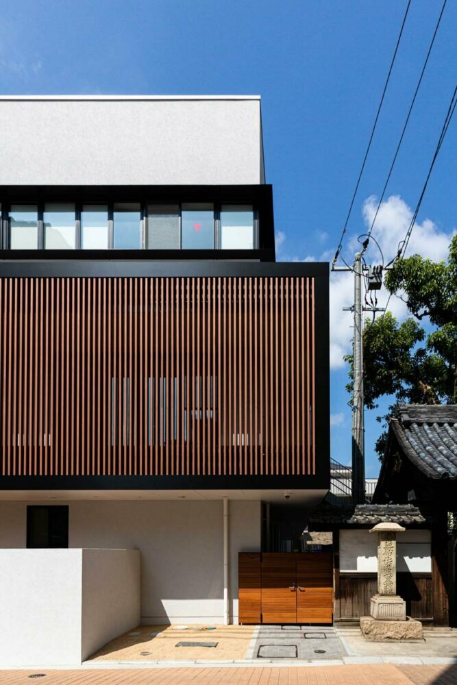 vertical louver envelops HIBINOSEKKEI + youji no shiro's RJ nursery in ...