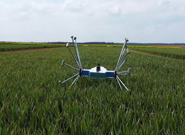 robot crop inspector 'SentiV' wheels itself into the fields to detect ...