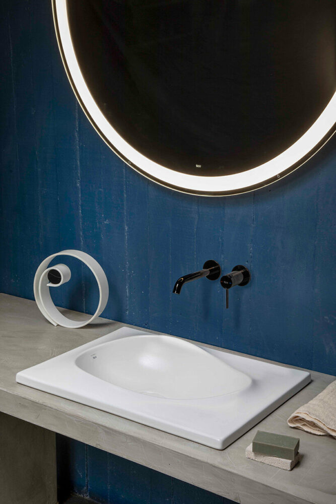 roca homages brazilian modernist ruy ohtake with anniversary washbasin