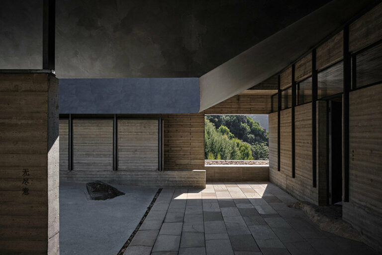 atelier deshaus tops meditation hall in china with sculptural funnel ...