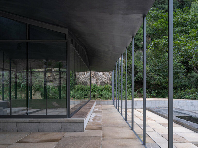 atelier deshaus tops meditation hall in china with sculptural funnel ...