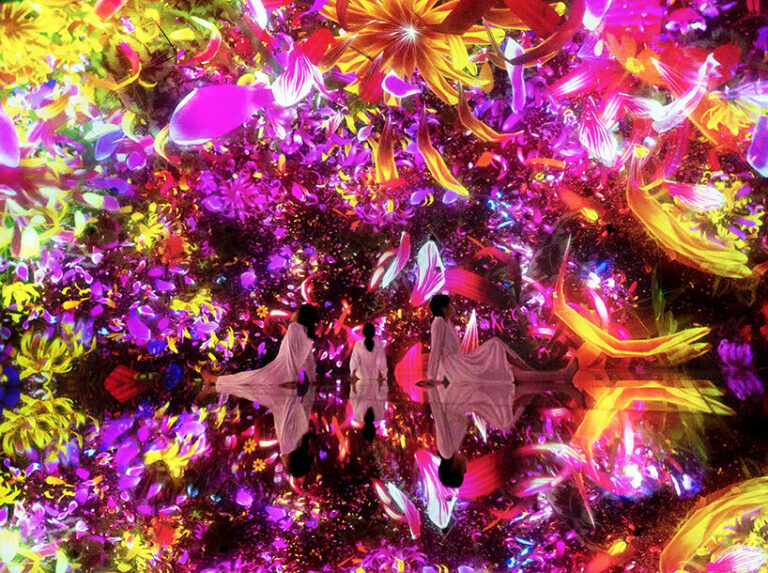 teamLab expands tokyo digital museum with immersive garden