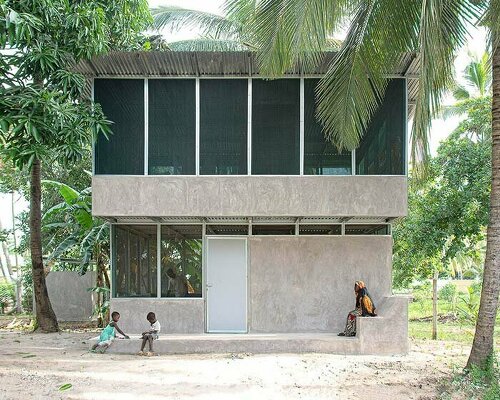 ingvartsen architects designs a passively cooled research base in tanzania