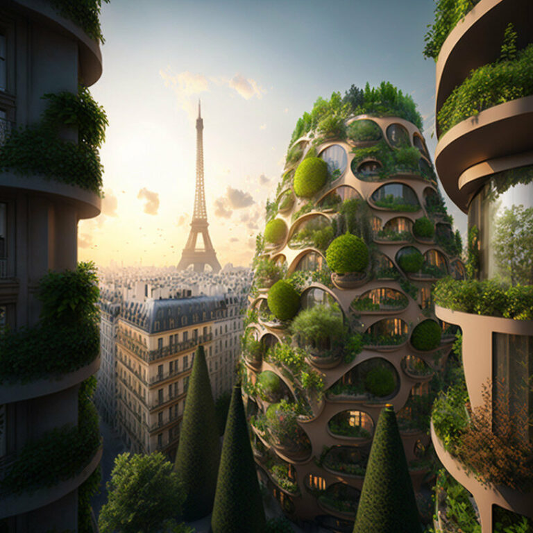 using AI, vincent callebaut reimagines 'haussmannian' paris ...
