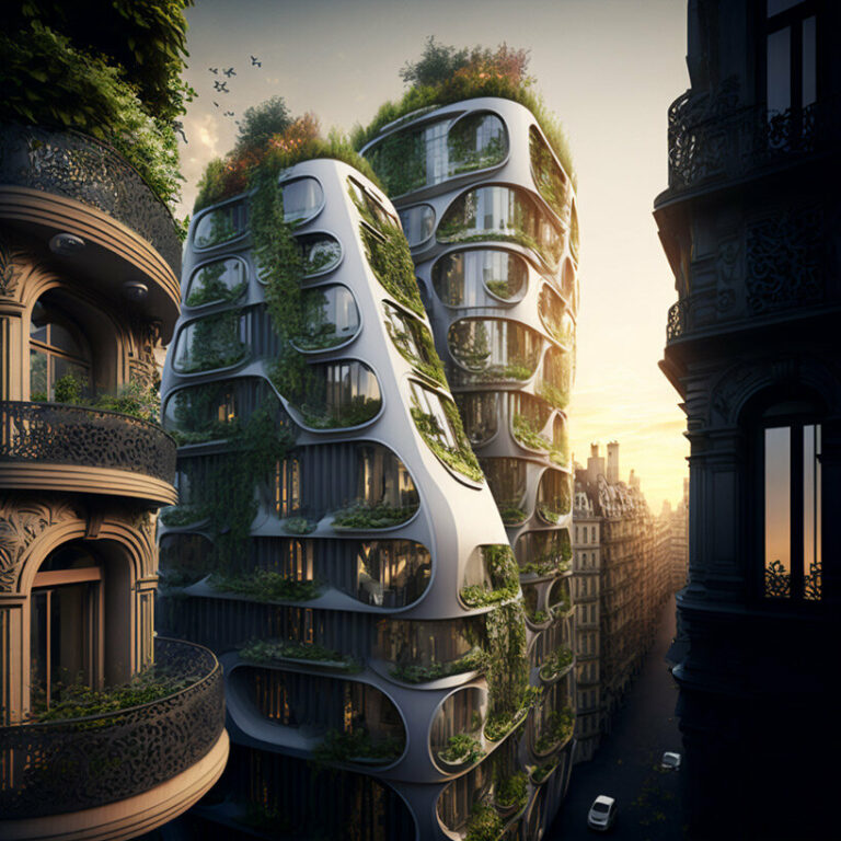 using AI, vincent callebaut reimagines 'haussmannian' paris ...