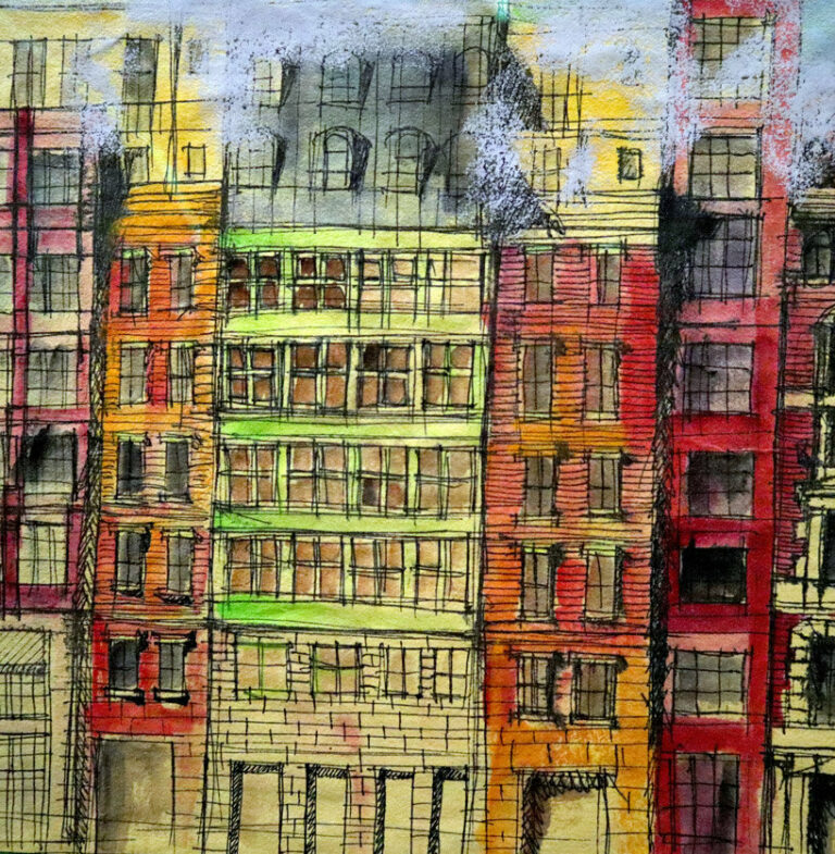 aldo rossi's architectural paintings spread vivid colors & bold ...