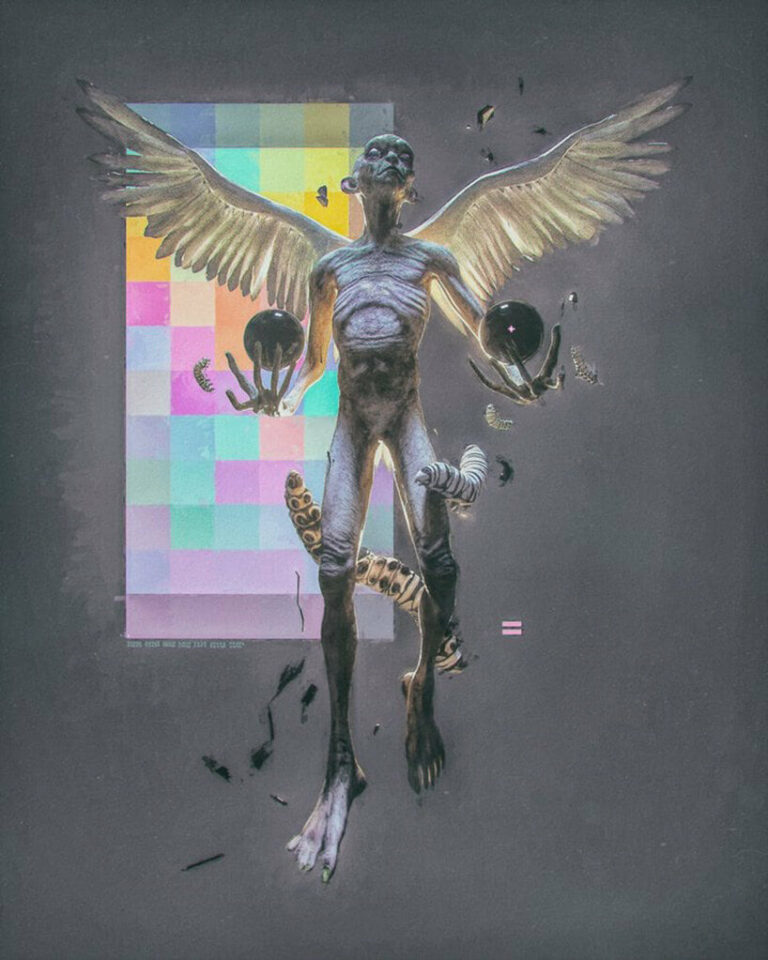 dynamic digital art traverses the physical realm in venus over ...