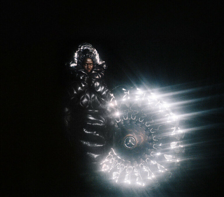 moncler and mercedes-benz unveil car clad in puffer jackets for ...