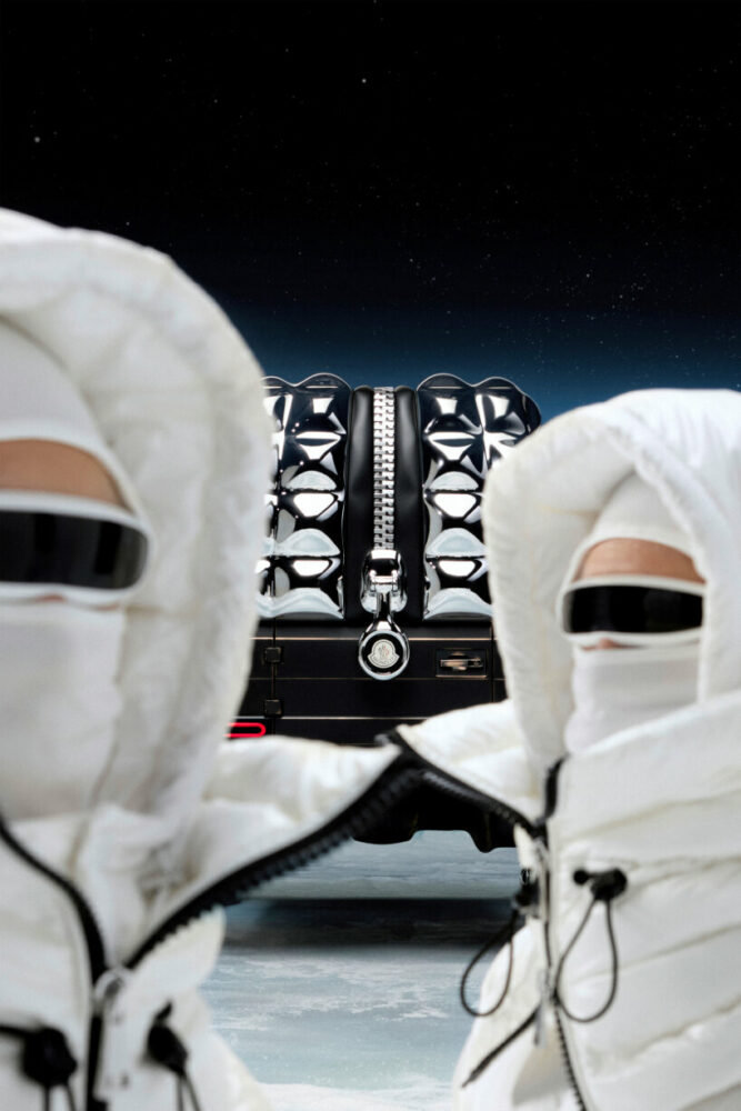 moncler's puffer jacket meets mercedes-benz's iconic G-class for ...