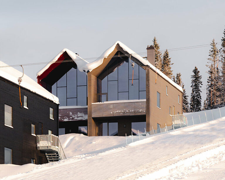 reiulf ramstad's 'favn hafjell' is a modern norwegian ski town