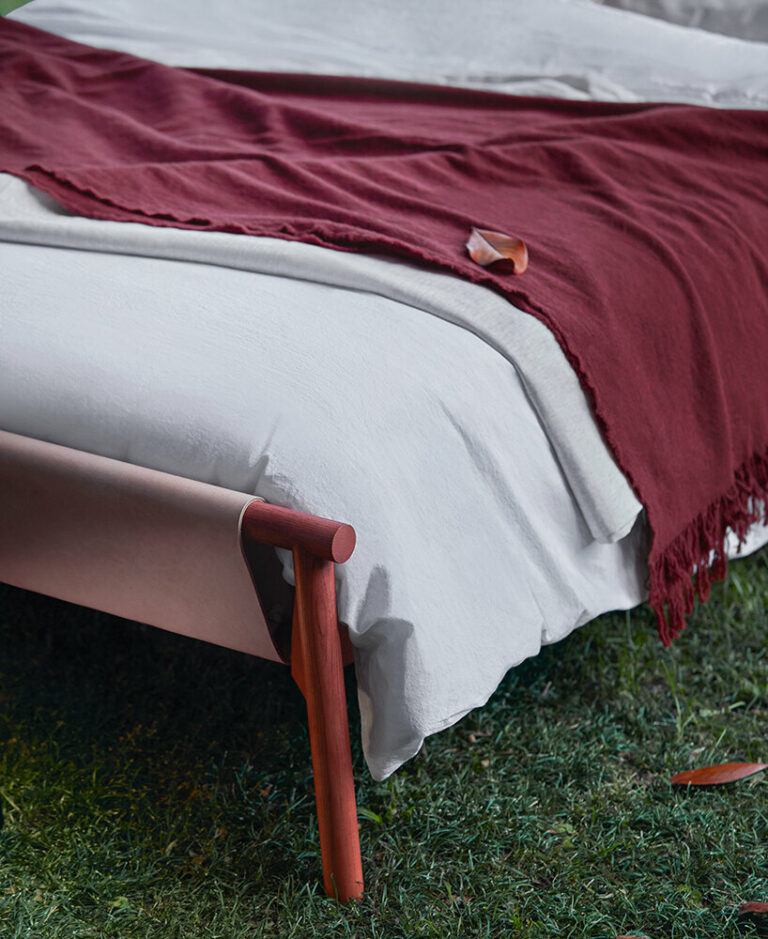 bolzan's revived jack bed pairs italian artisanry with eco-friendly ...