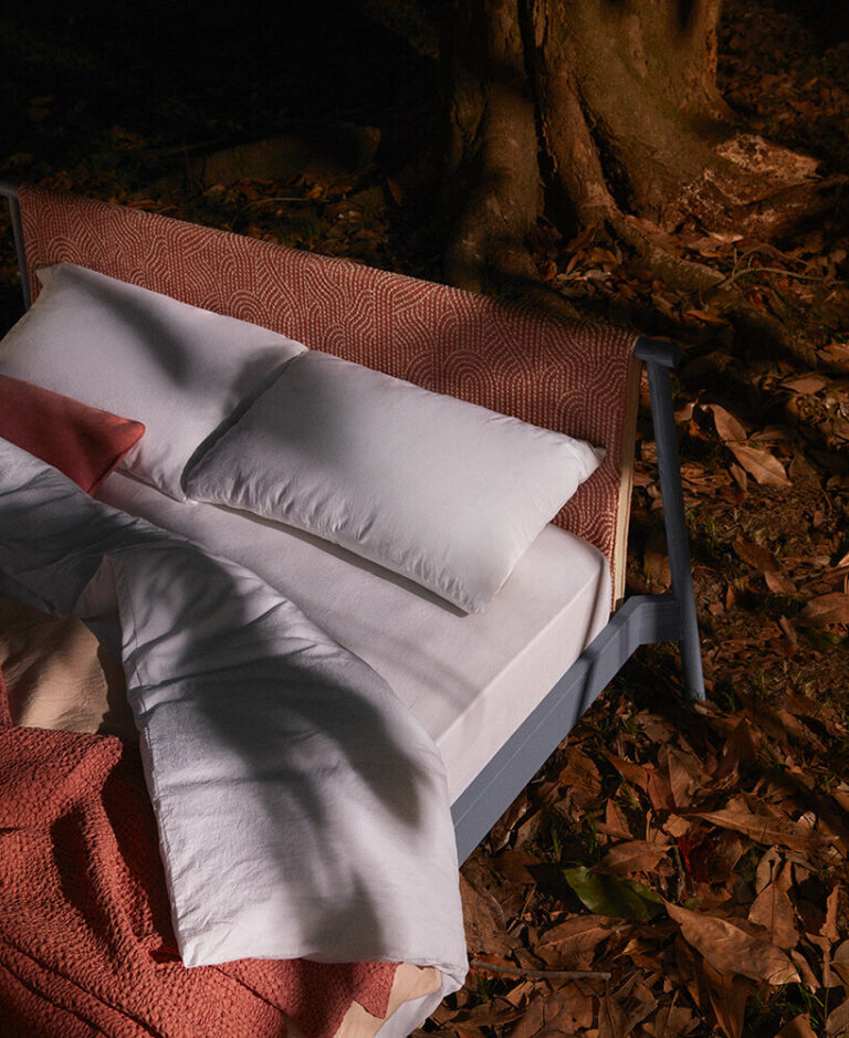 bolzan's revived jack bed pairs italian artisanry with eco-friendly ...