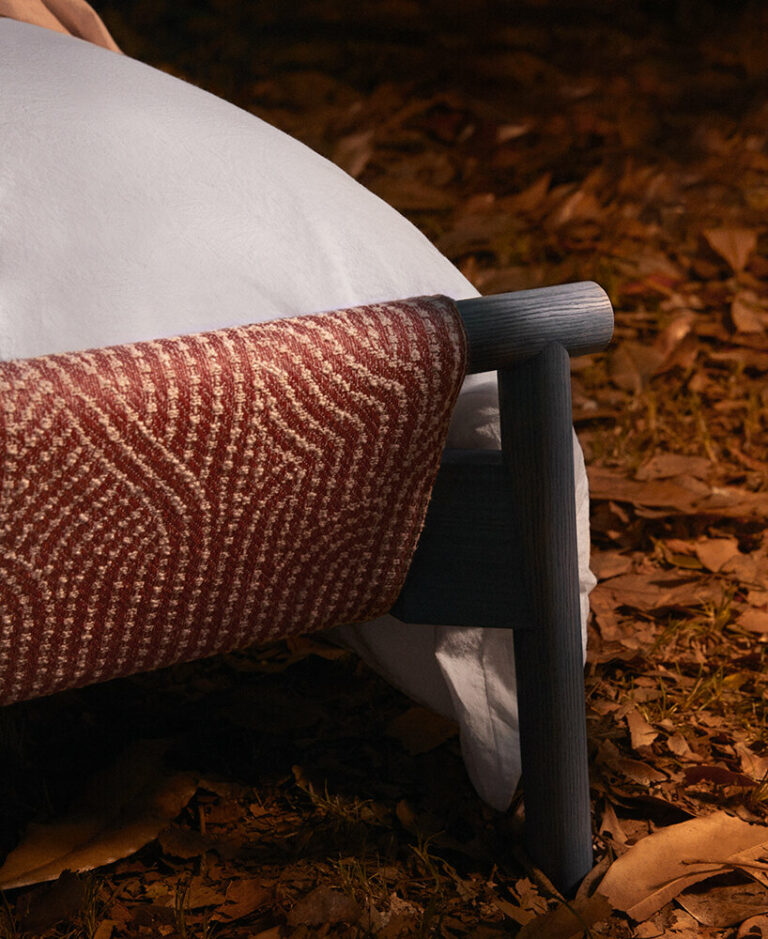 bolzan's revived jack bed pairs italian artisanry with eco-friendly ...